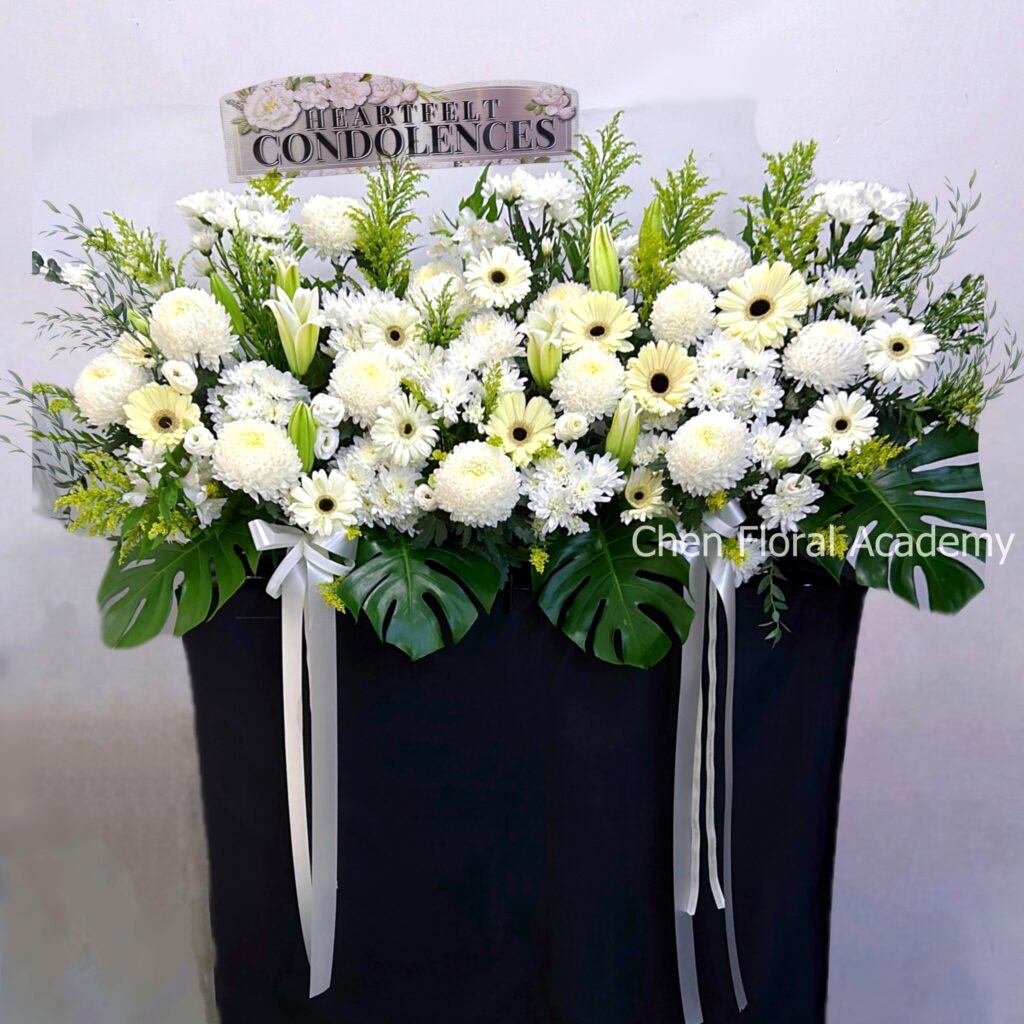 Grand Condolences Stand - CHEN FLORAL DESIGN CENTRE
